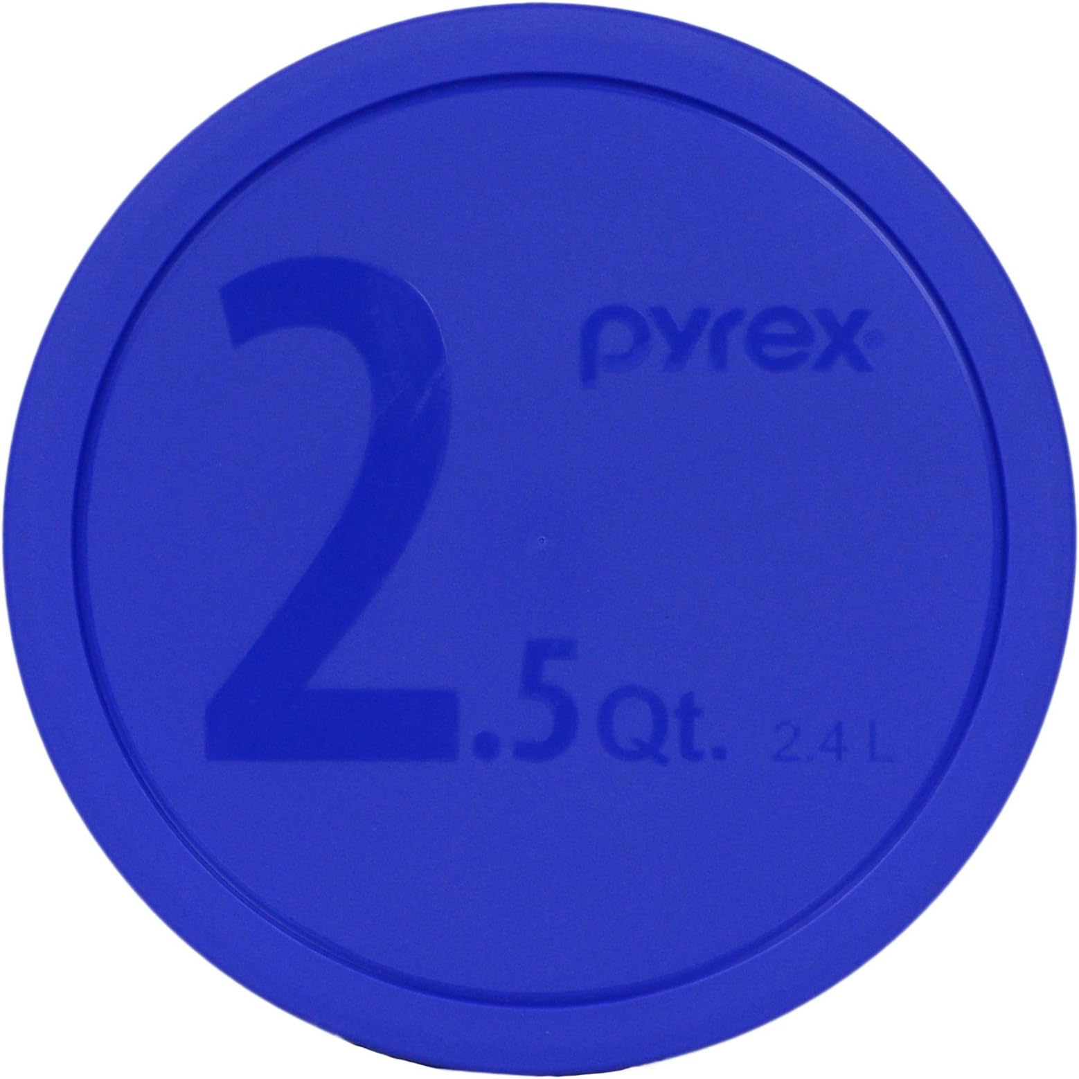 Amazon.com: Pyrex 325-PC 2.5 Quart Blue (10in diameter) Mixing Bowl Lid ...