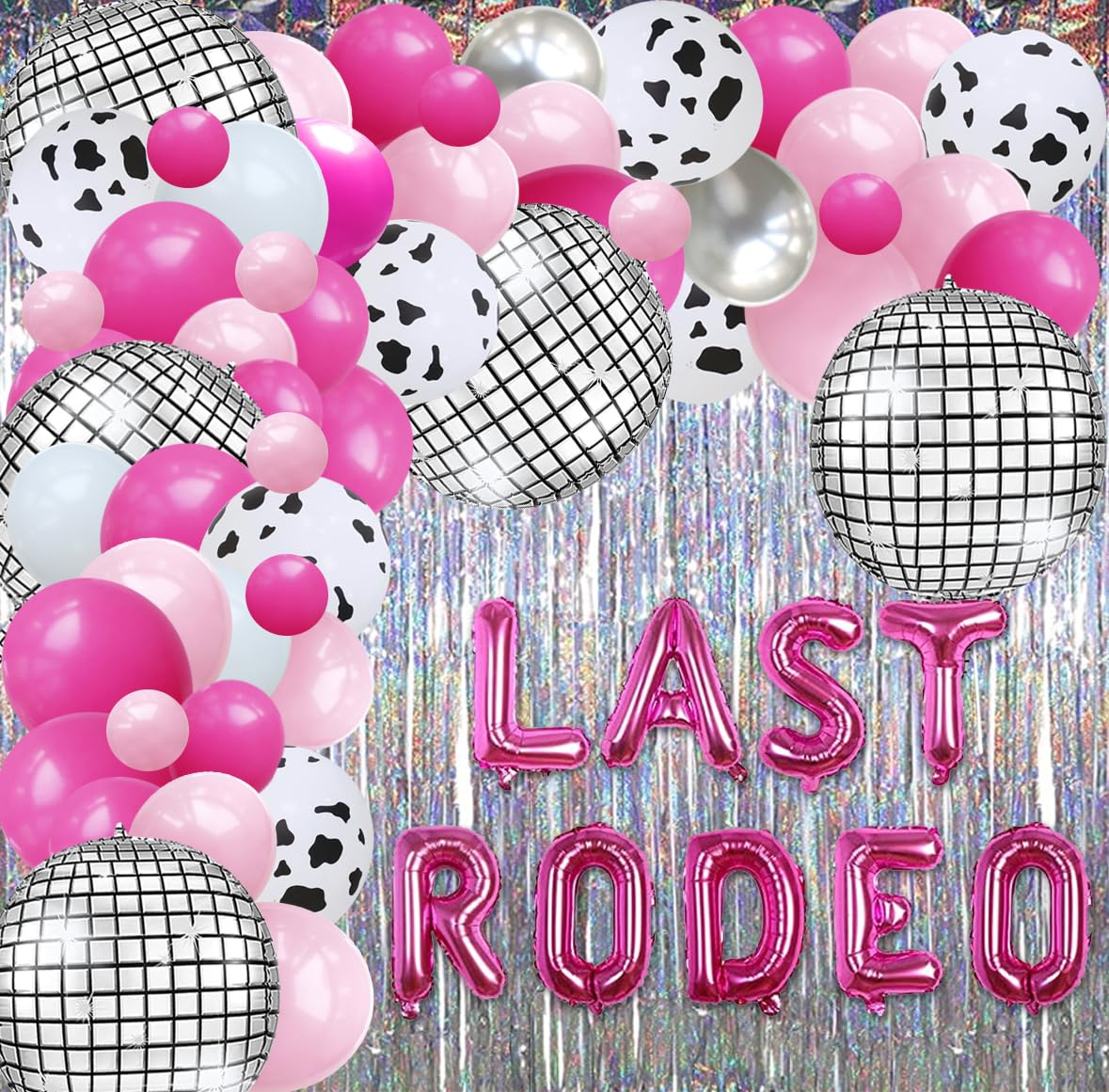 Amazon.com: 99 Pcs Western Theme Last Rodeo Bachelorette Party ...
