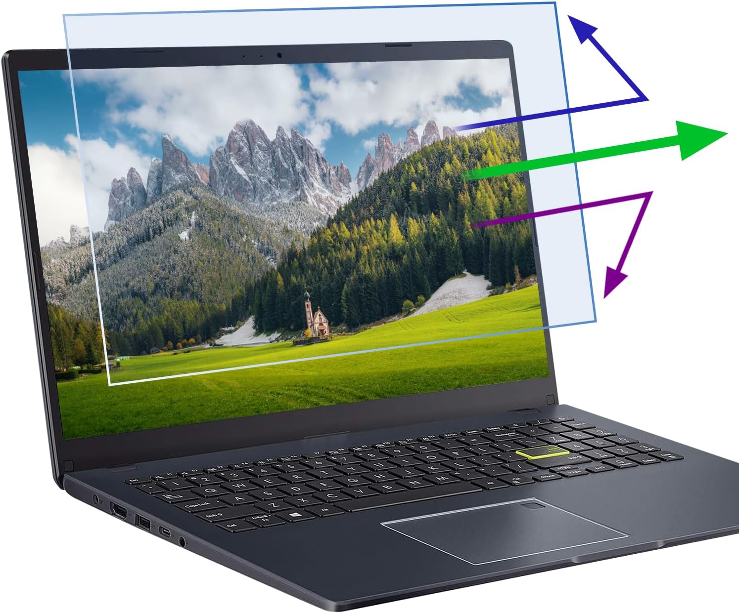 Amazon.com: 2 Pcs 17.3 Inch Anti Blue Light Screen Protector, Reduce ...