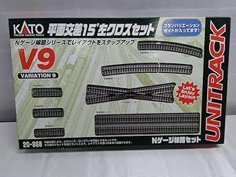 Amazon.co.jp: Current KATO 20-868 V9 Flat Intersection 15° Left Cross ...