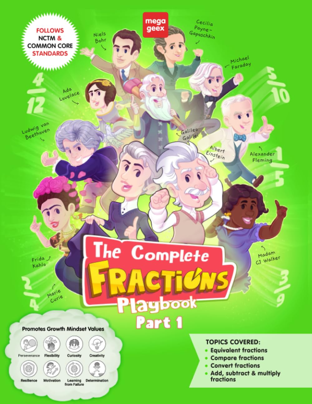 Amazon.com: MegaGeex Complete Fractions Playbook | Learn, Play ...