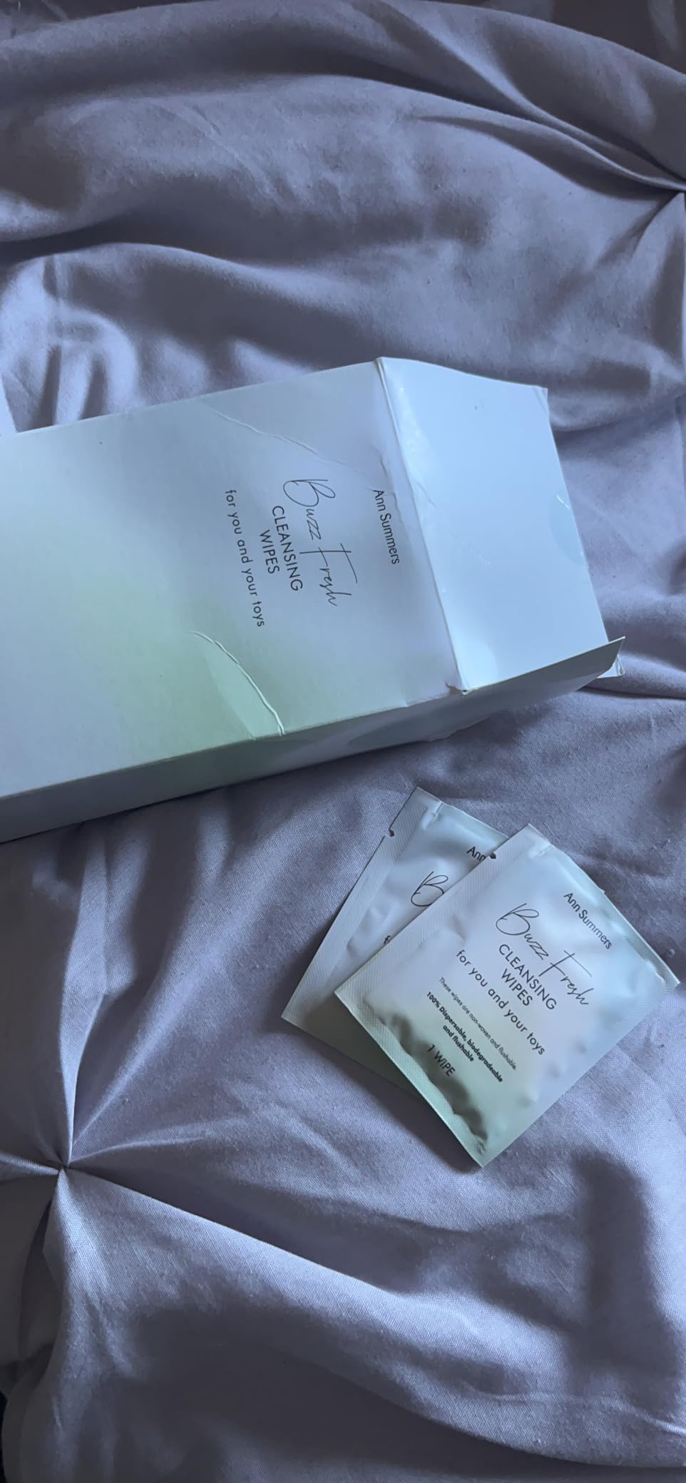 Ann Summers Buzz Fresh Toy Cleansing Wipes, Unscented Toy and Body ...