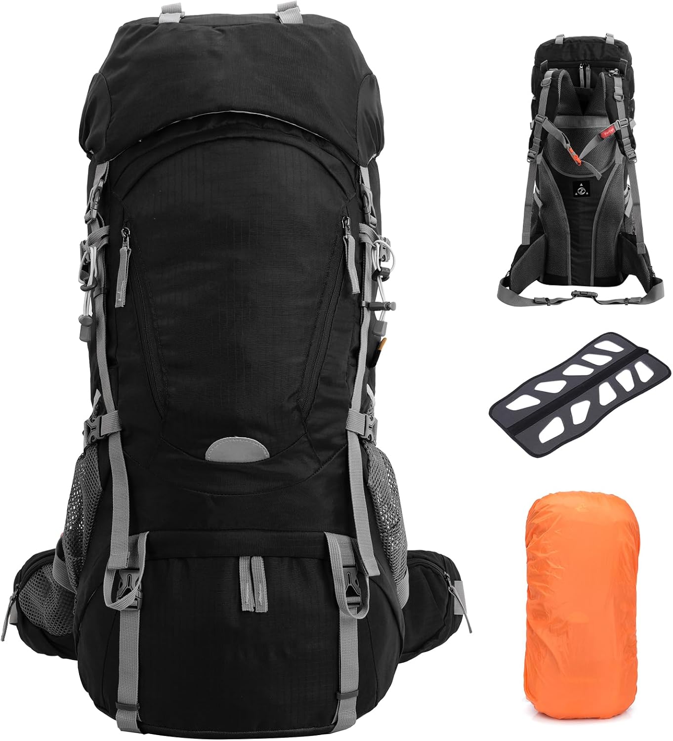 Amazon.com : Outplea 60L Lightweight Internal Frame Backpacking Hiking ...