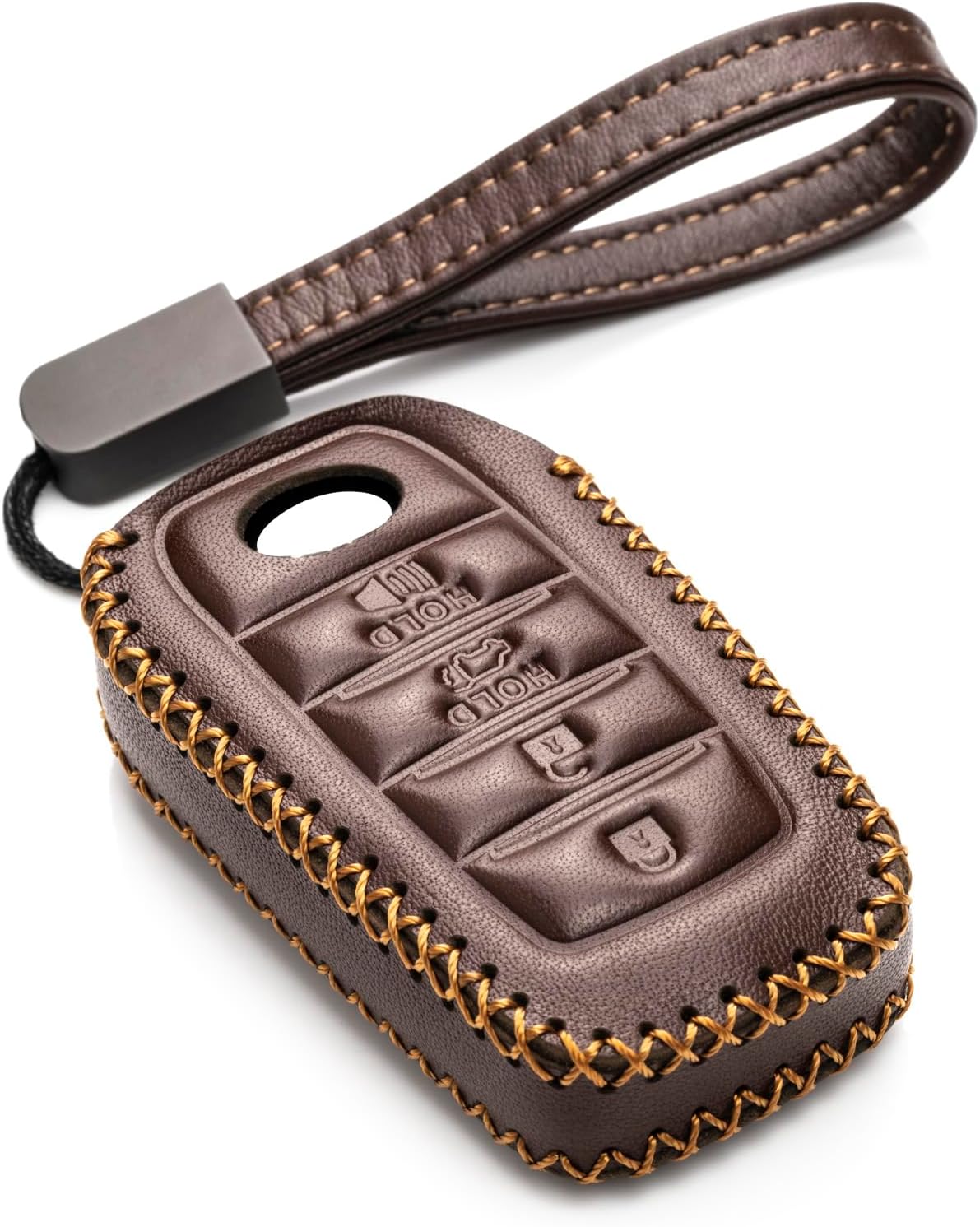 Amazon.com: YONUFI for Toyota Key Fob Cover with Keychain, Leather Car ...