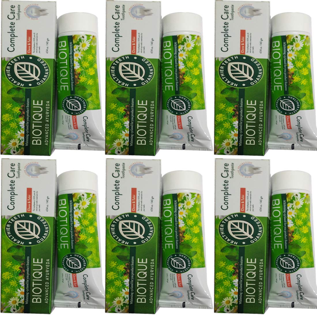 Buy Biotique 6 Complete Care Toothpaste (140gm) Online at Low Prices in ...