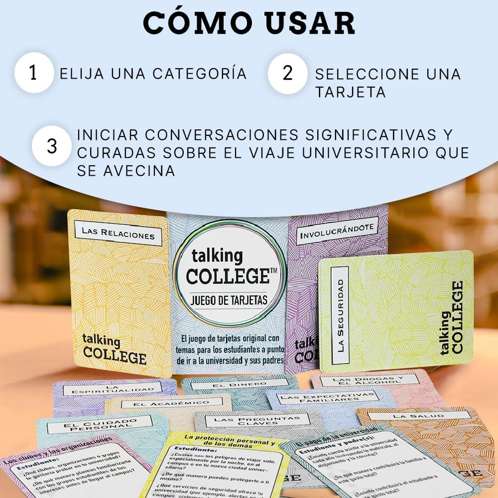 Talking College Baraja de tarjetas de conversación – Tarjetas ...