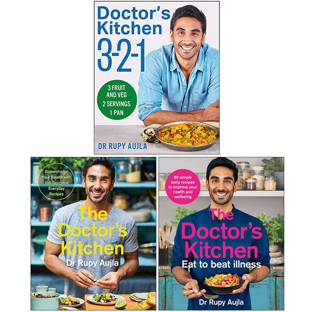Dr Rupy Aujla Collection 3 Books Set (Doctor’s Kitchen 3-2-1, The ...