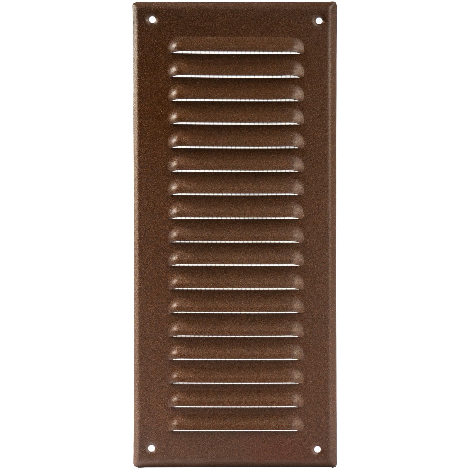 Snapklik.com : Vent Systems - 3" X 10" Inch - Brown - Metal Vent Cover ...