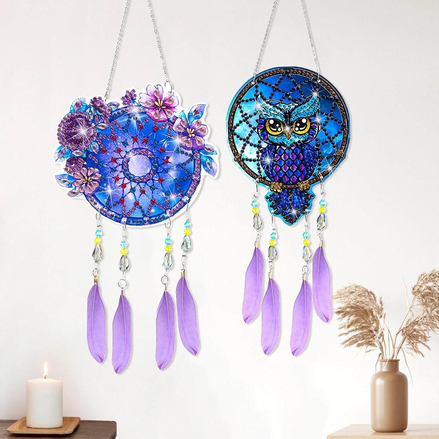 Amazon.com : EEEKit Diamonds Catcher, DIY Windchime : Patio, Lawn & Garden
