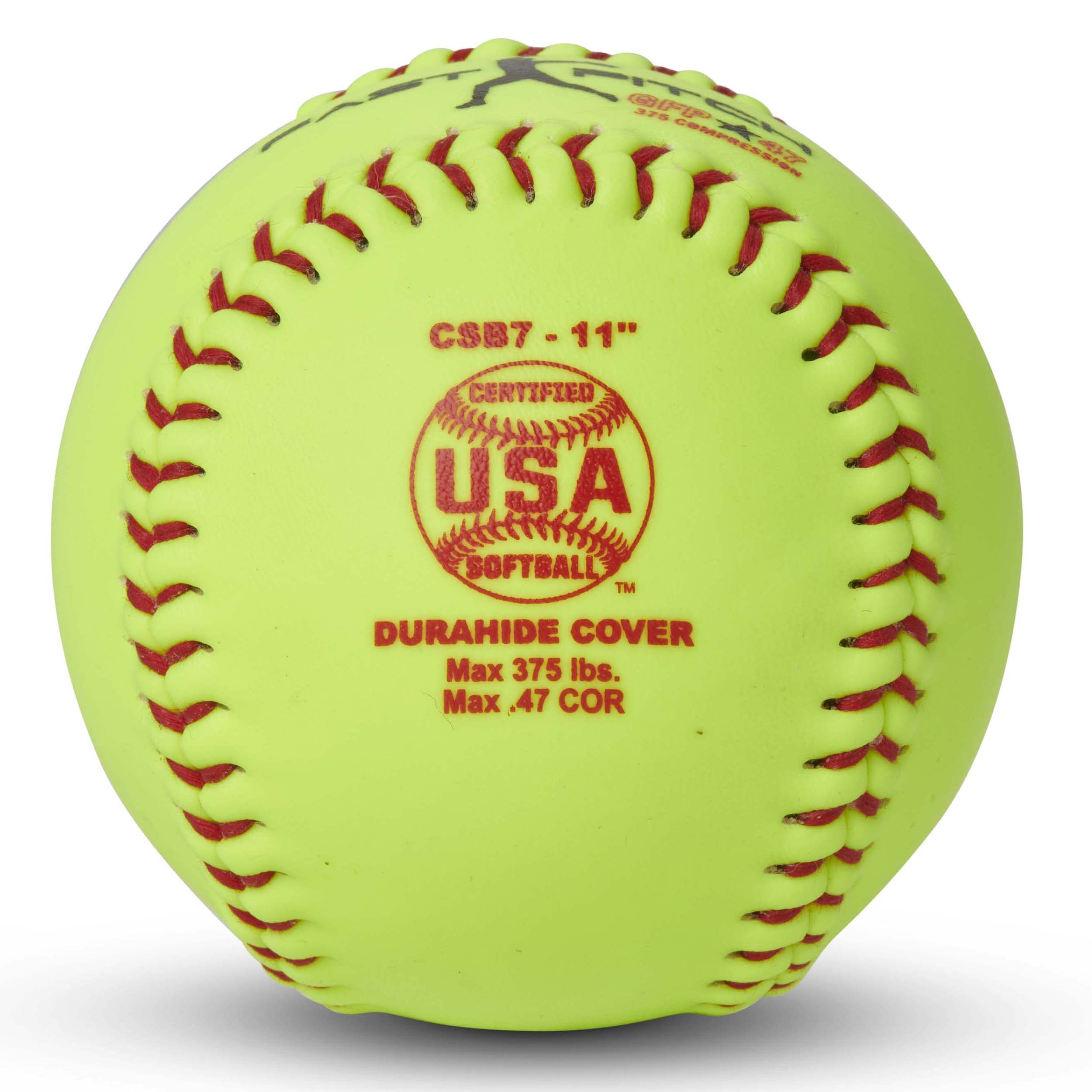 Slow Pitch Softball Balls Pro Nine 12, 47 12SC 47/375 Official NFHS ...