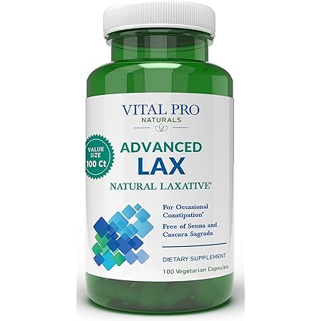 Amazon.com: Vital Pro Naturals Advanced Lax Natural Laxative Formula ...