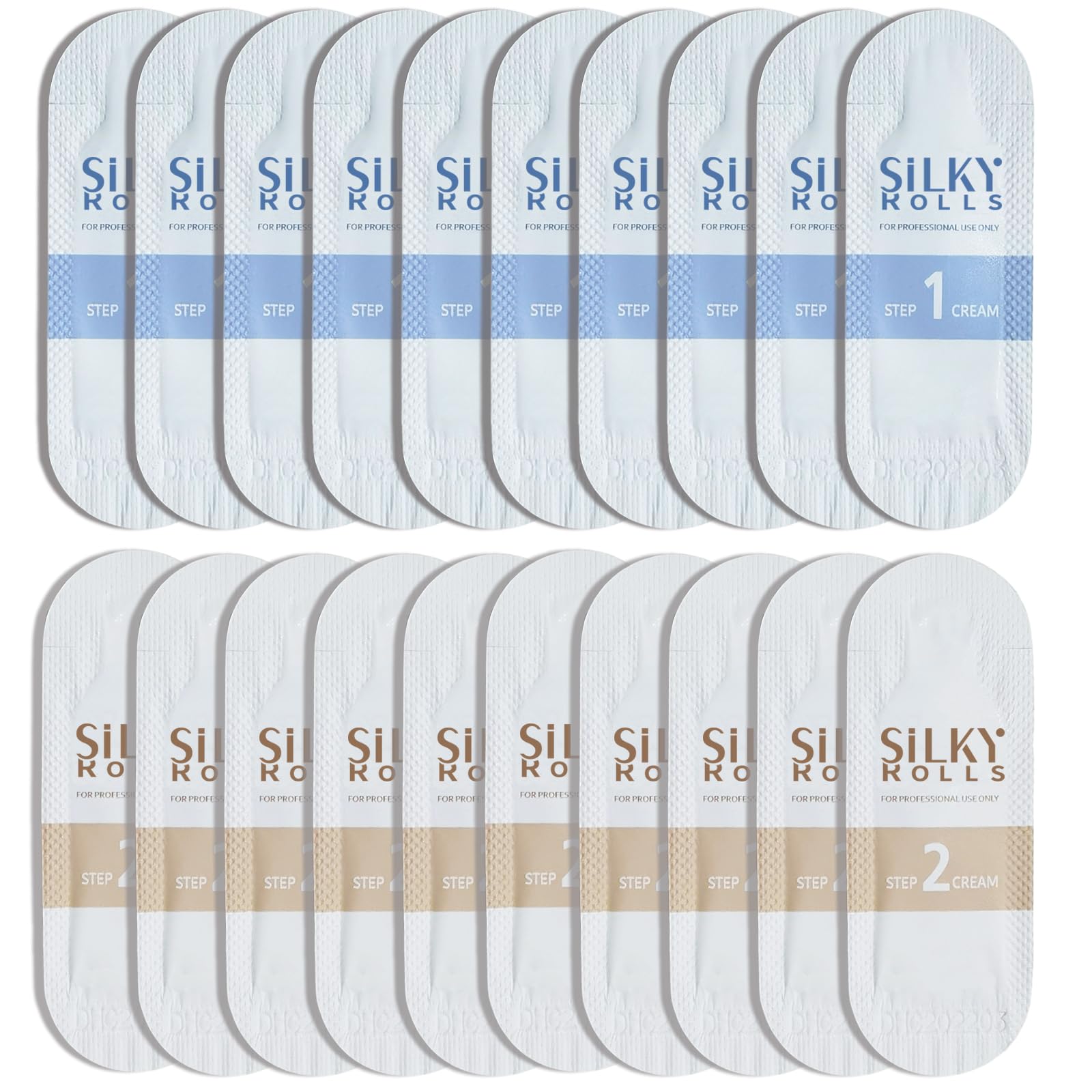 Amazon | SILKY ROLLS 付けまつ毛カールセットクリーム 10袋セット (STEP1/STEP2) | R | 乳液・クリーム 通販