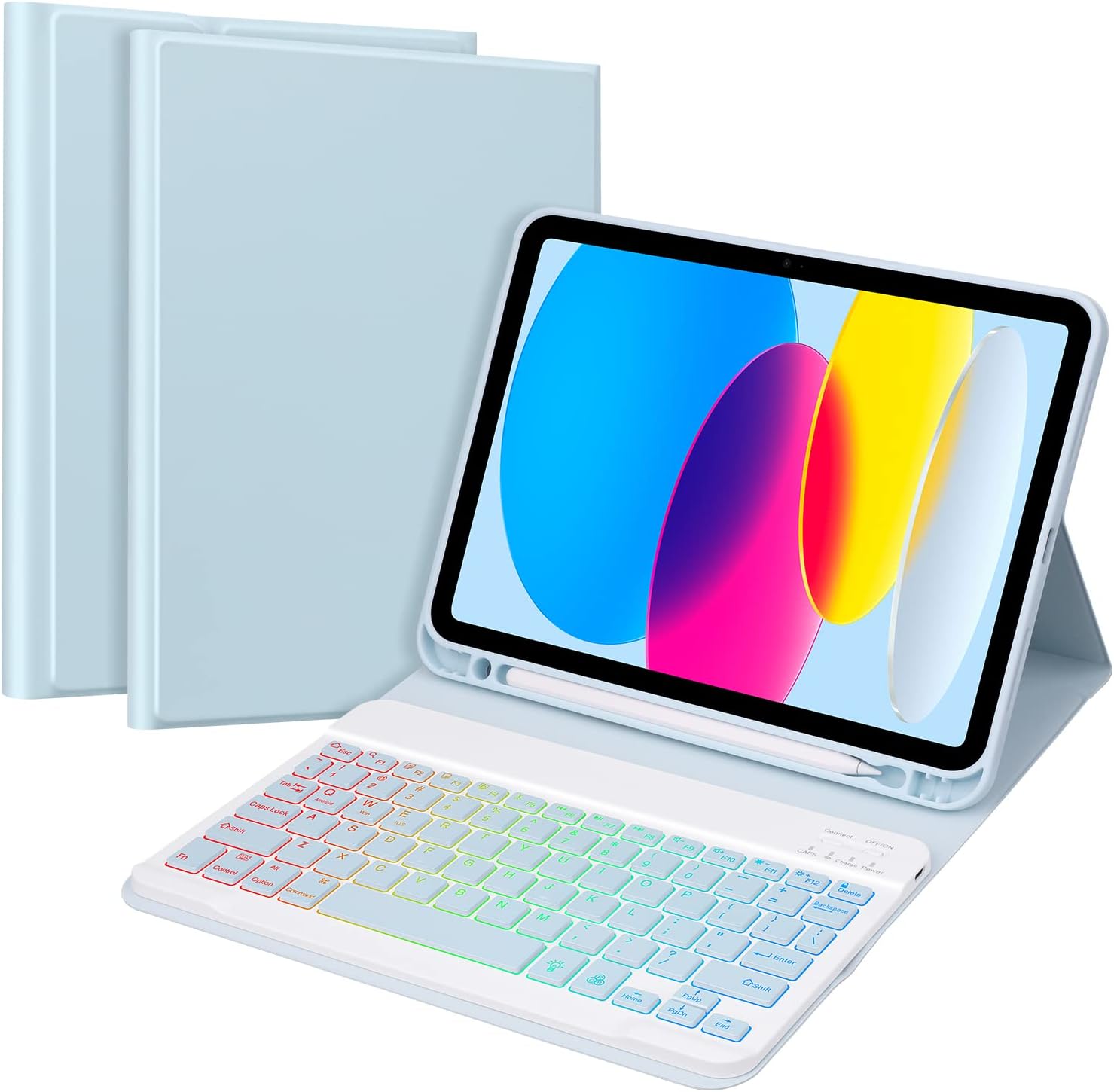 GOKOCO iPad 10th Gen Keyboard Case iPad 2022 10.9 Inch Tablet Cover ...