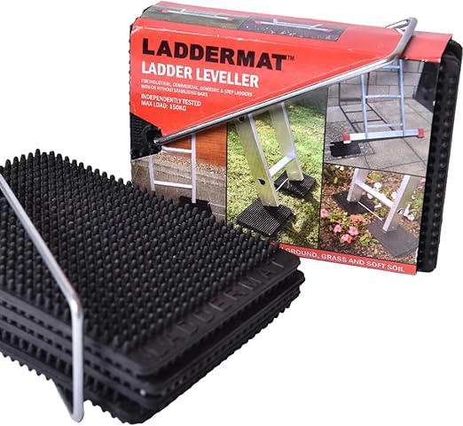 LadderMat Ladder Leveller Anti-Slip (Mats) | Ladder Safety Accessory ...