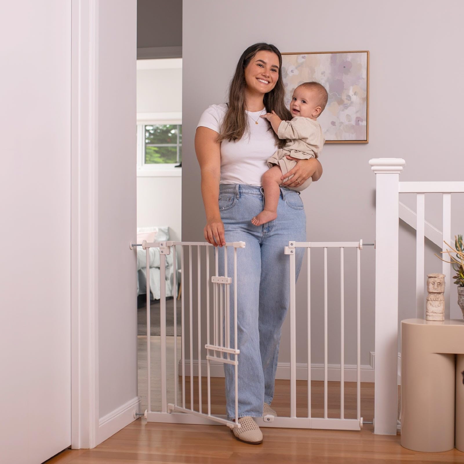 Amazon.com: Perma Child Safety 30-inch Tall Extra Wide Metal Baby Gate ...