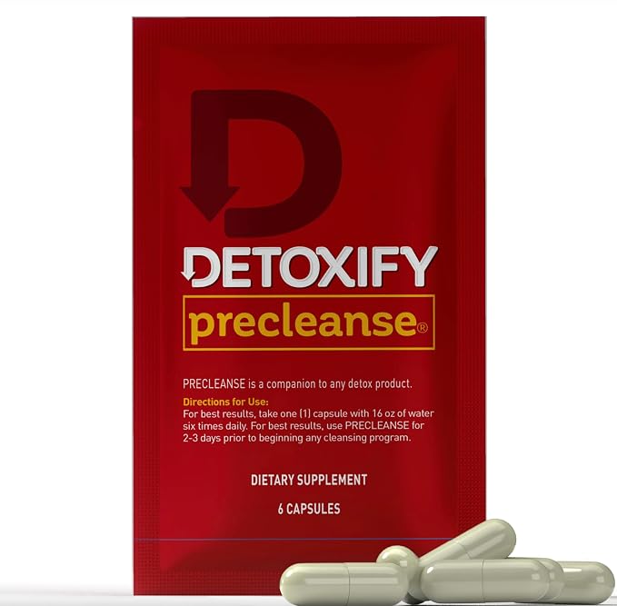 Amazon.com: Detoxify Pre Cleanse One Day Detox Capsules with Milk ...
