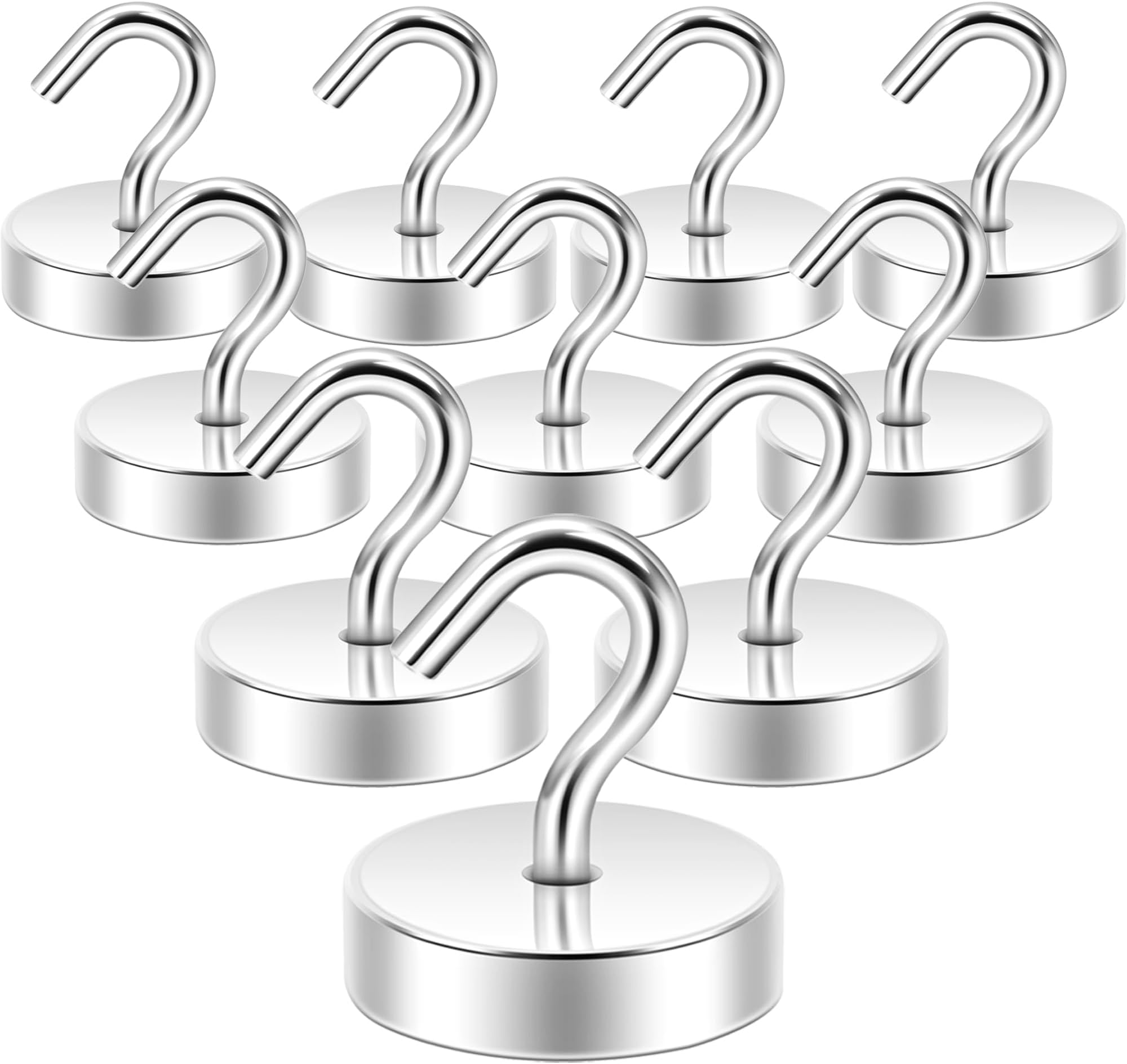 Amazon.com: MIKEDE Magnetic Hooks Heavy Duty,110LB Strong Magnet with ...