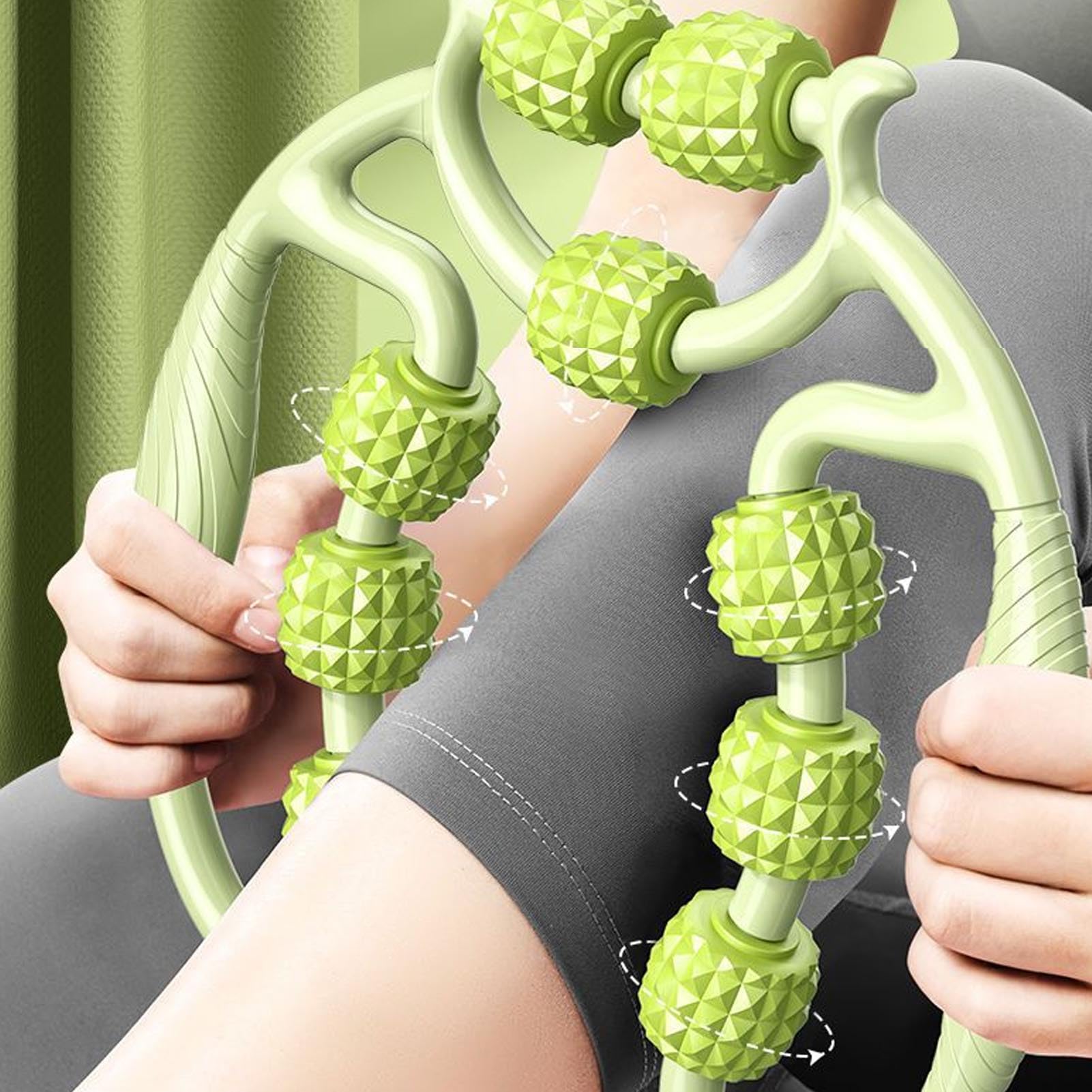 Snapklik.com : 9 Wheels Muscle Roller, Leg Massager Muscle Relaxation ...