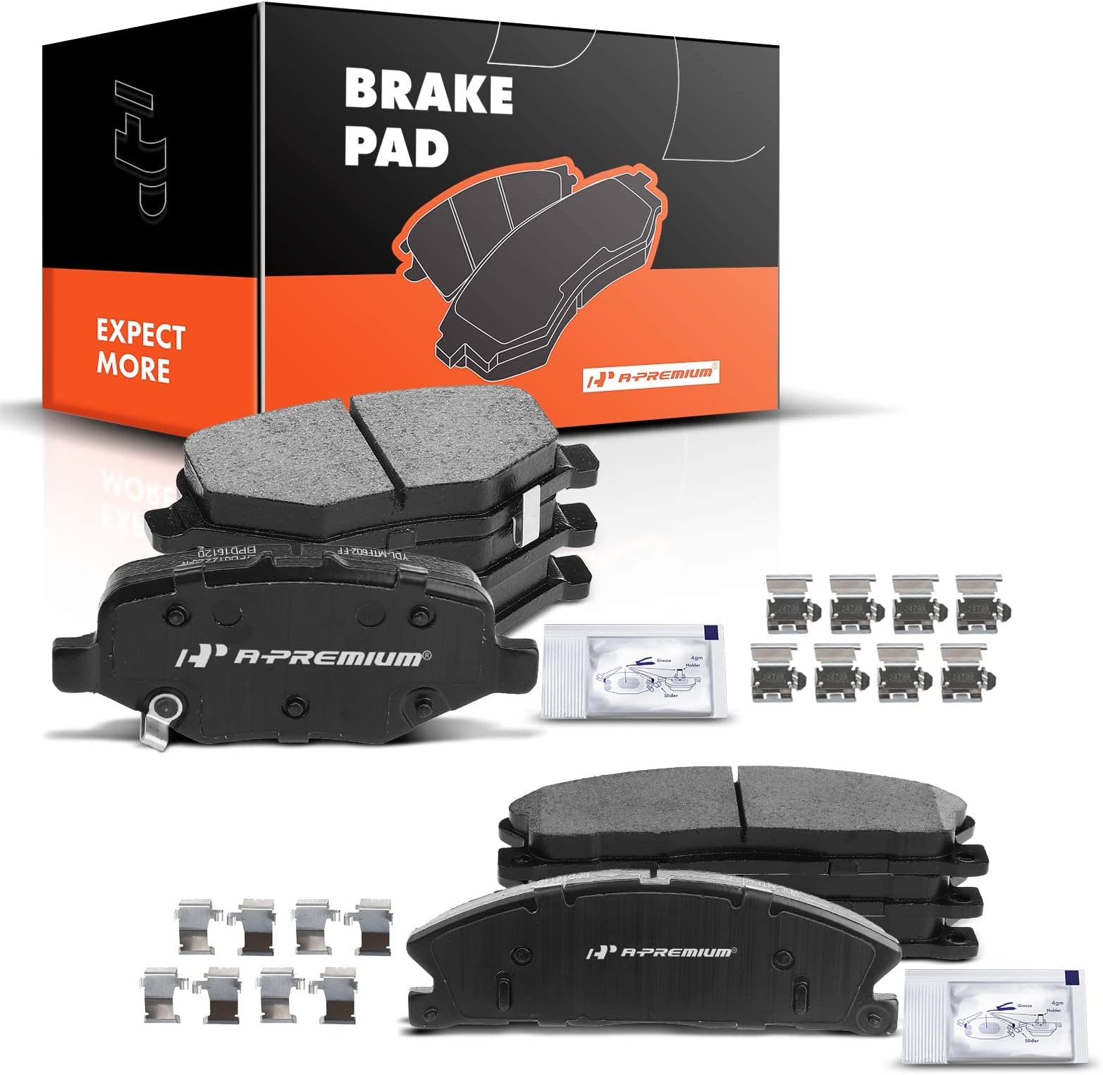 Amazon.com: Detroit Axle - Brake Pads for Ford Explorer Flex Taurus ...