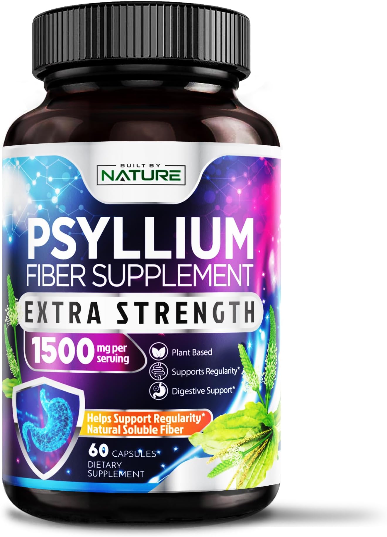 Amazon.com: Leader Daily Psyllium Husk Powder Supplement, 3-in-1 Fiber ...