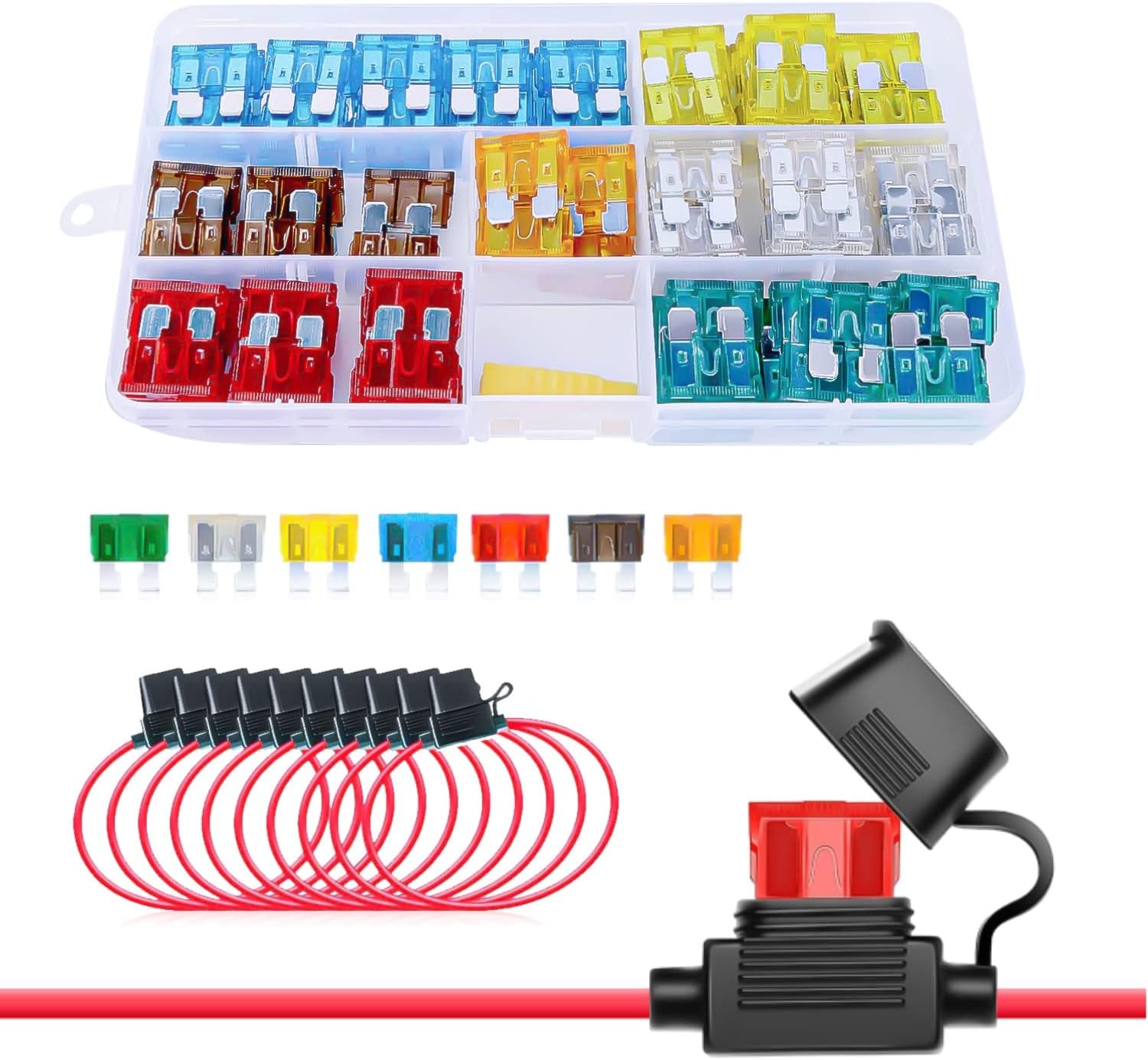 Amazon.com: 340 Pcs Assorted Standard & Mini & Low Profile Mini Auto ...