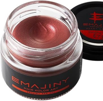 Amazon | エマジニー レッド ヘアカラーワックス 赤 36g 【日本製】【無香料】【シャンプーでサッと洗い流せる1日赤髪】 EMAJINY Emajiny Red E73 ...