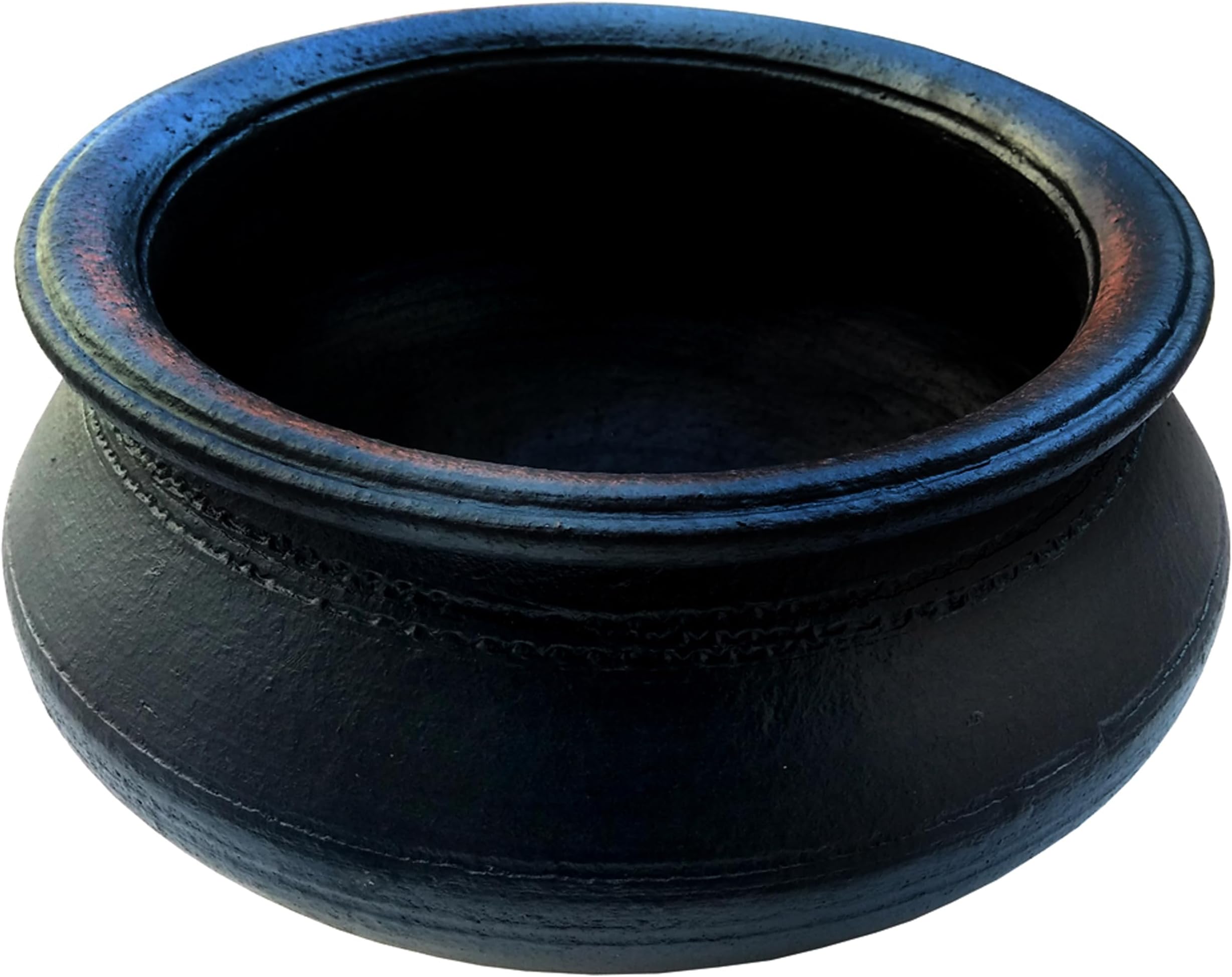 Culturalshoppe Kerala Traditional Hand Made Clay Meen Chatti Pot (1 ...