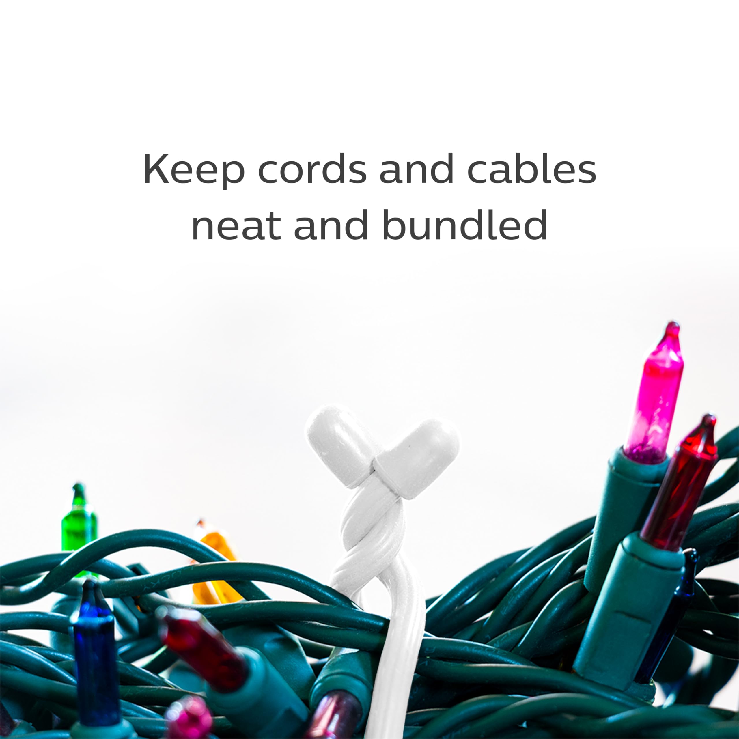 Philips 6 Piece Flex Ties 7 Inch Zip Ties Cable Management Multi ...