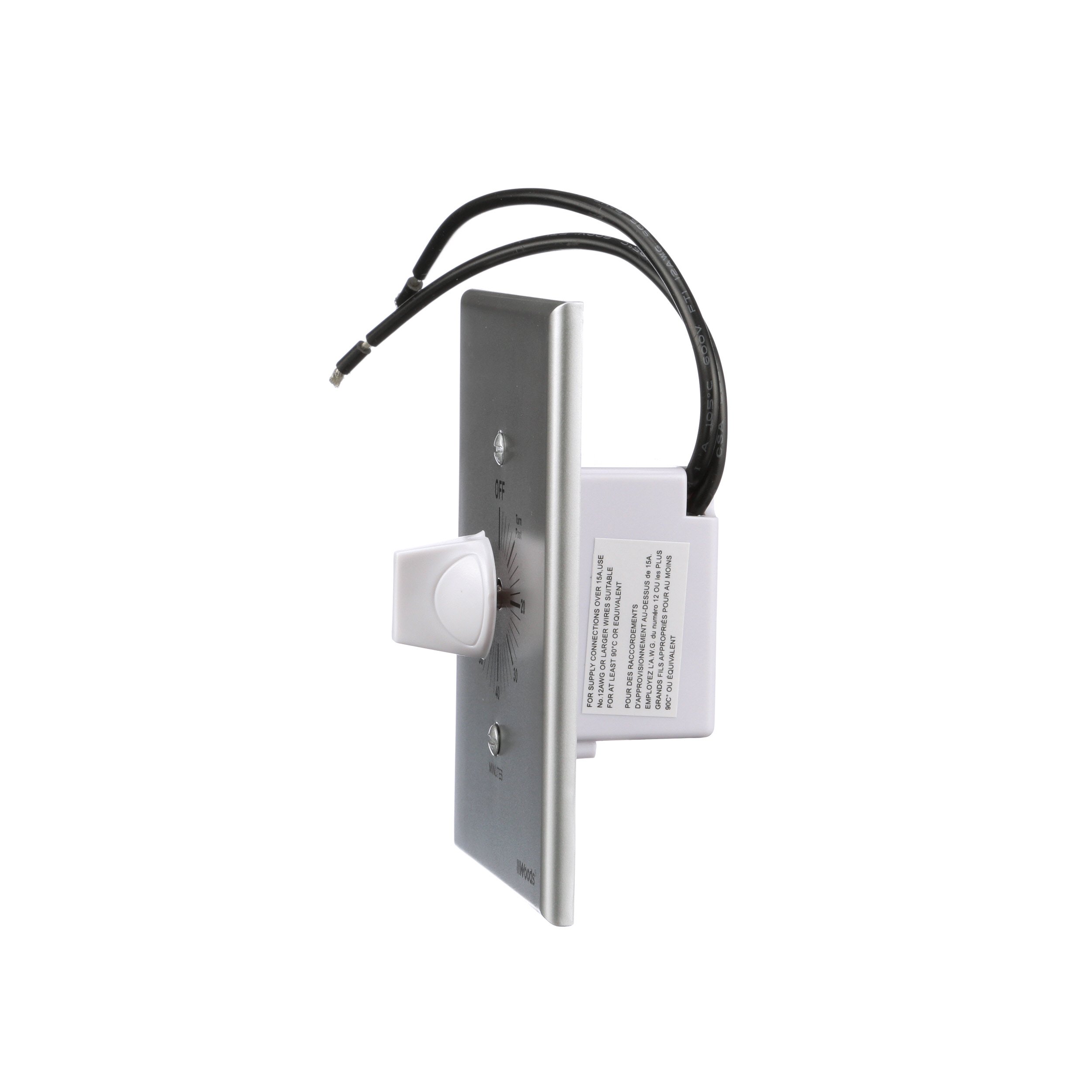 Snapklik.com : Woods 59719 In- Wall 60 Minute Spring Wound Timer