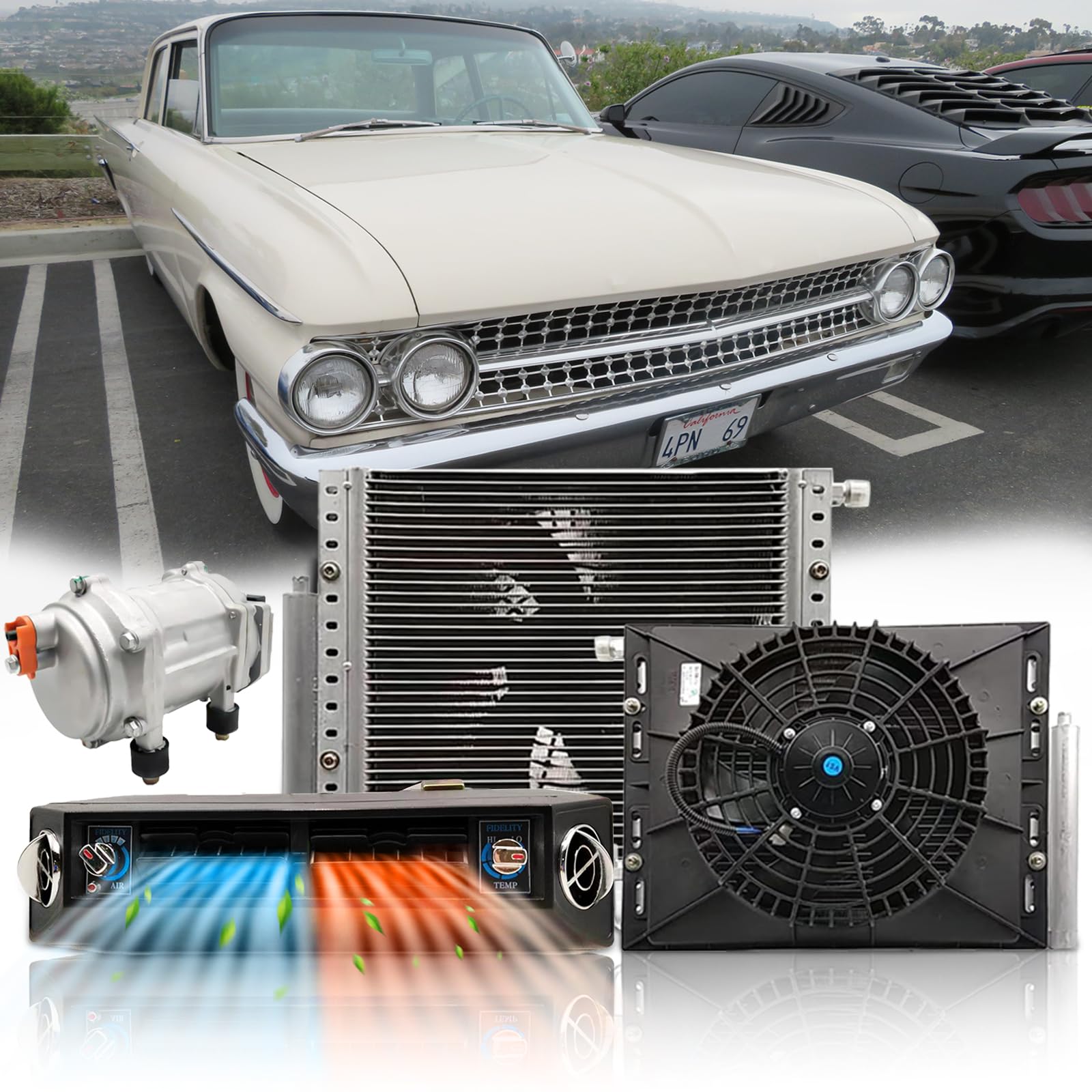 Amazon.com: 12000 BTU 12V Under Dash Air Conditioner with Heater ...