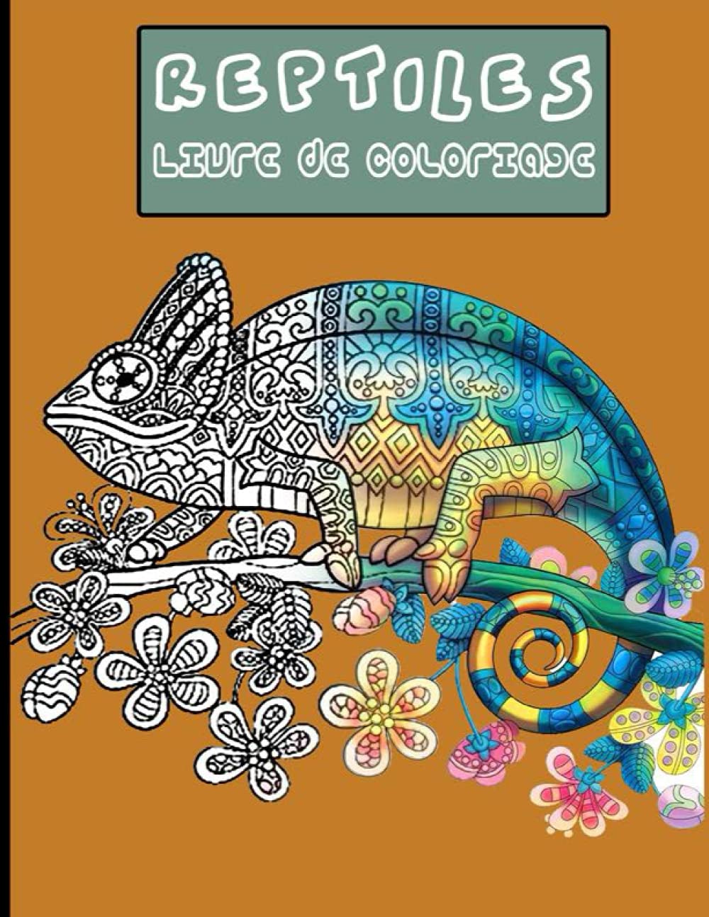 Buy Reptiles Livre de Coloriage: Livre de coloriage qui contient des ...