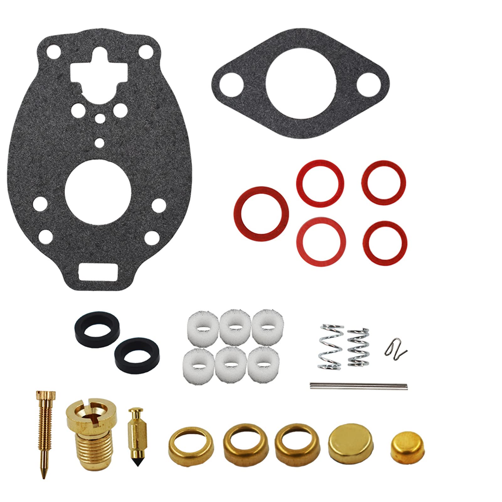 Amazon.com: Carburetor Carb Repair Rebuild Kit Fit for Marvel Schebler ...