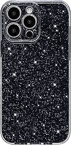 Amazon.com: Hython Case for iPhone 13 Pro Max Case Glitter Cute Sparkly Shiny Bling Sparkle ...