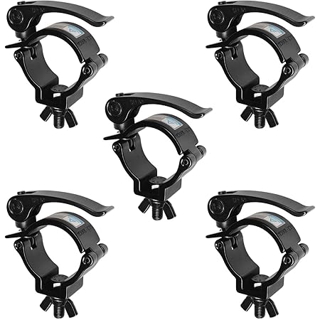 Amazon.com: 5 Pack 2 Inch DJ Stage Lighting Clamps Truss Clamp Heavy ...