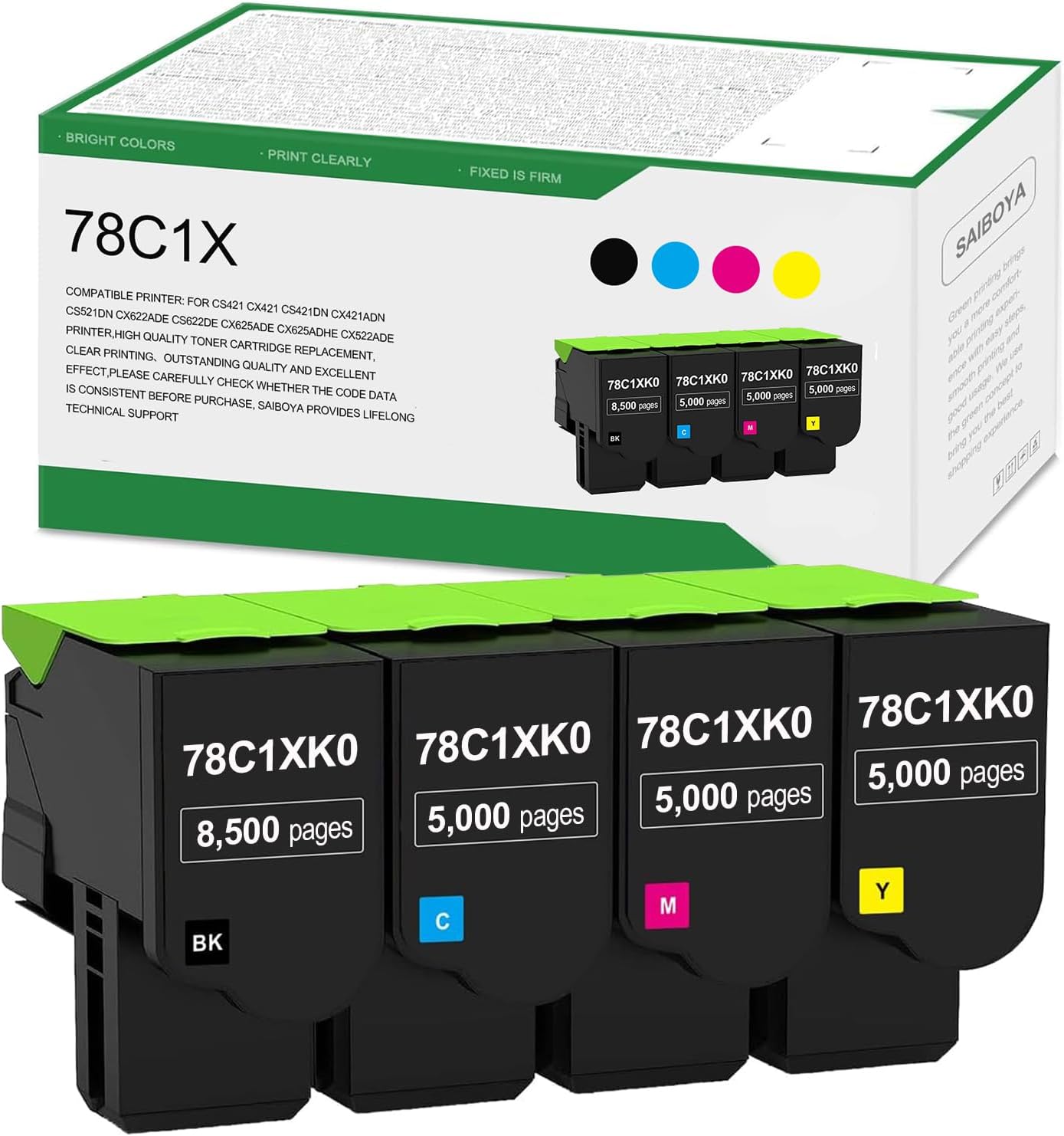 Amazon.com: Lexmark C4342, C4352, CS730, CS735, CS730, CX735, XC4342 ...