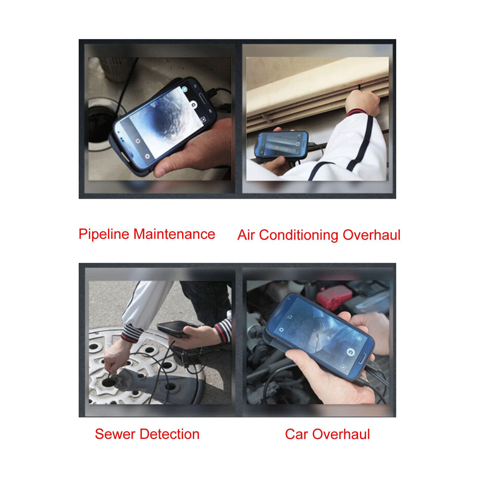 Snapklik.com : NestNiche Endoscope, USB Endoscope Waterproof Snake ...