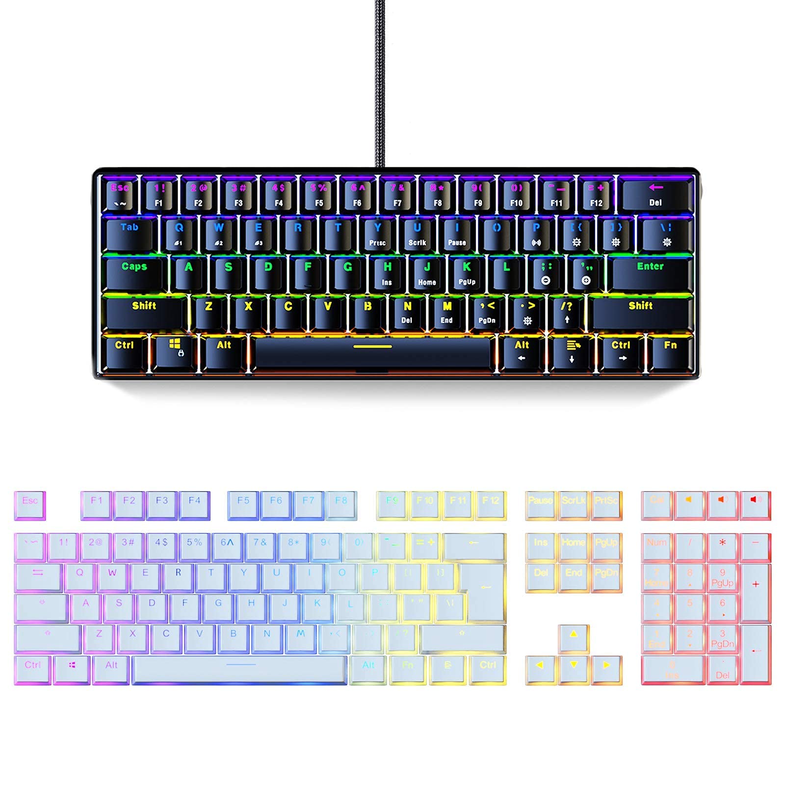 Buy HUICCN Optical Switch Bluetooth Mechanical Keyboard & 112 Keys ...