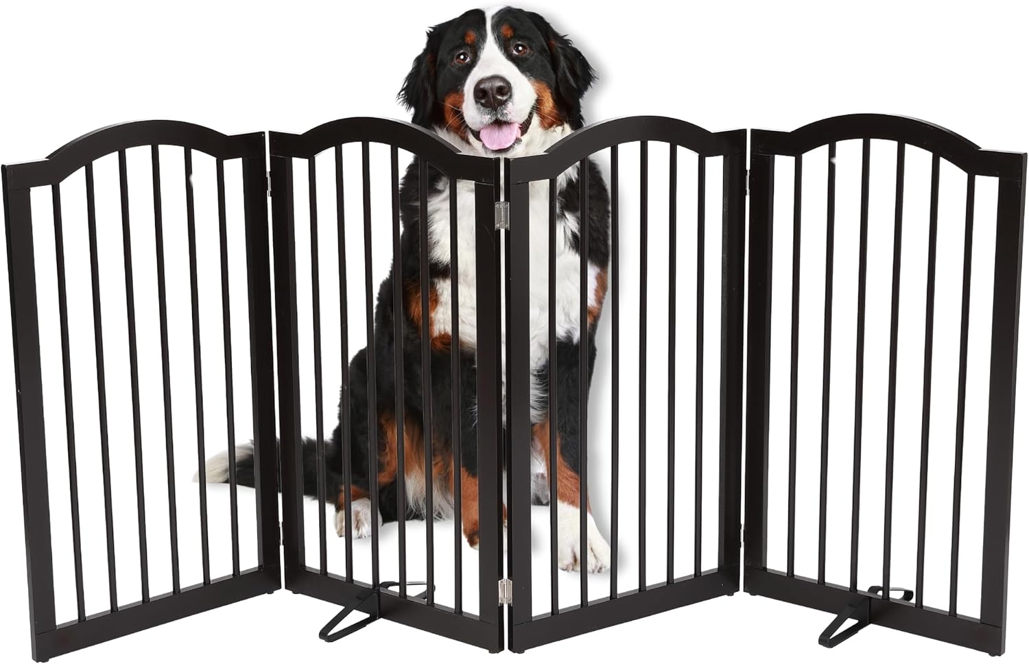 Amazon.com: INTERNET'S BEST Arched Top Dog Gate with Support Feet | 4 ...