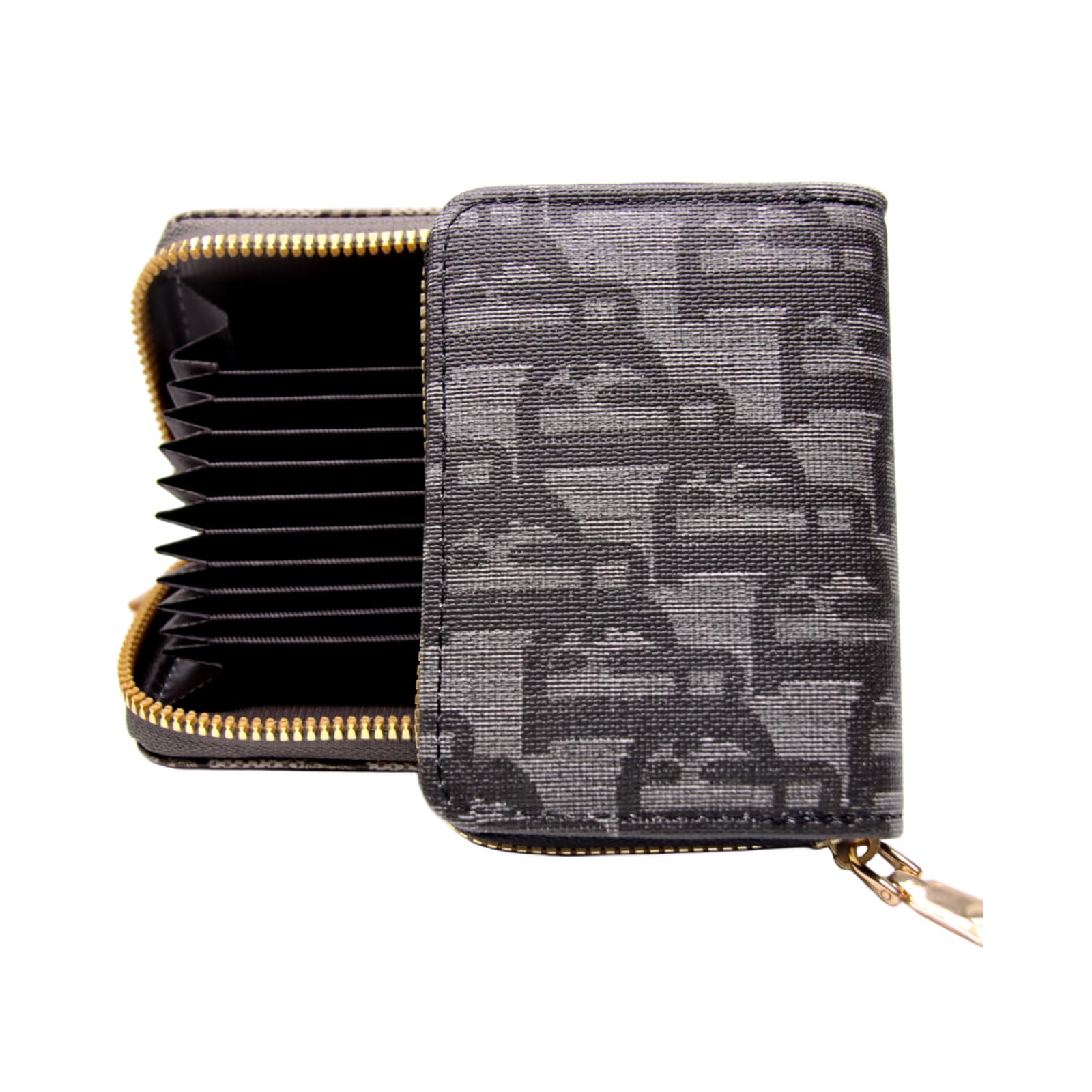 Amazon.com: PHILITA Credit Card Wallet, Unisex Zipper Card Holder, RFID ...