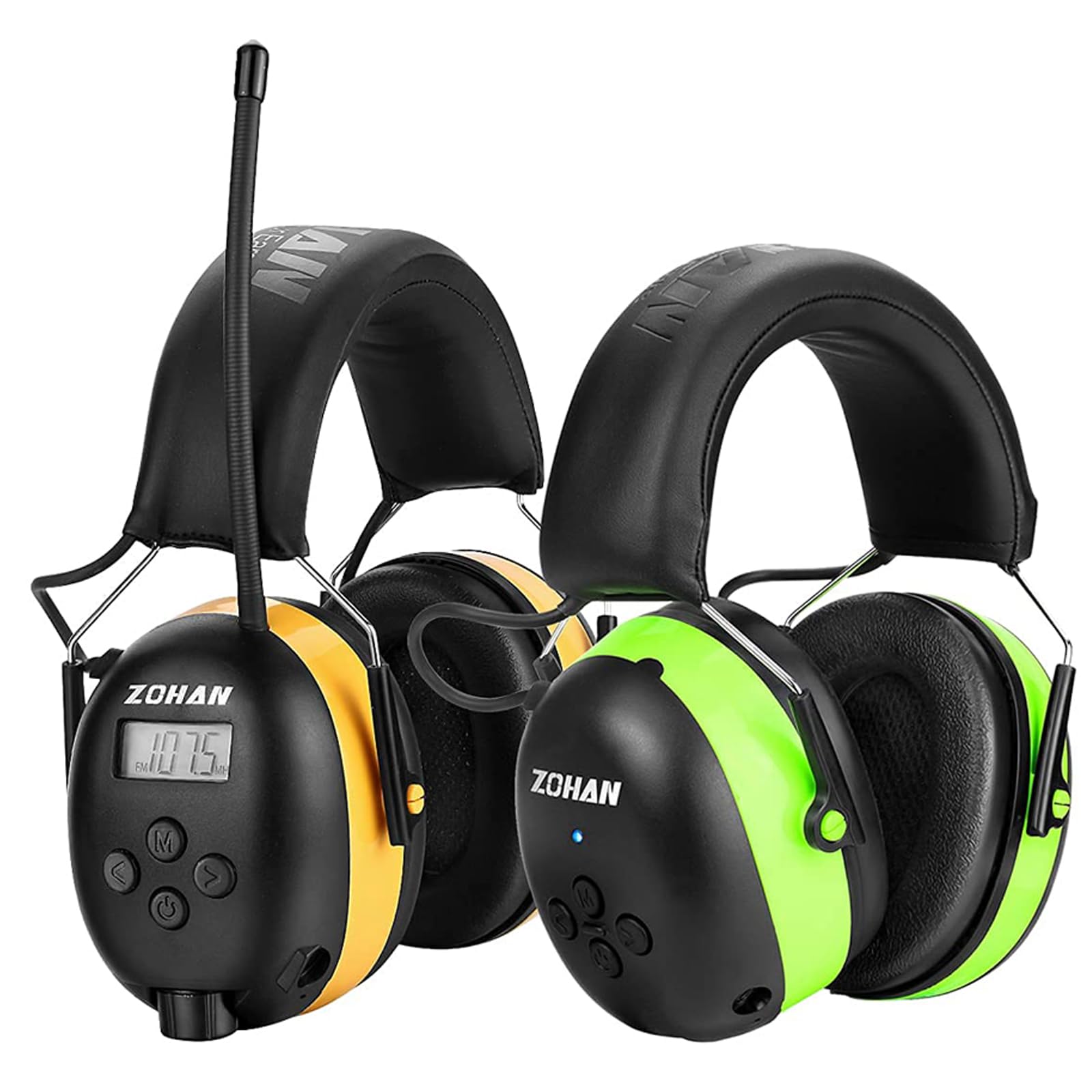 Amazon.com: ZOHAN EM042 AM/FM Radio Headphone with Digital Display, Ear ...