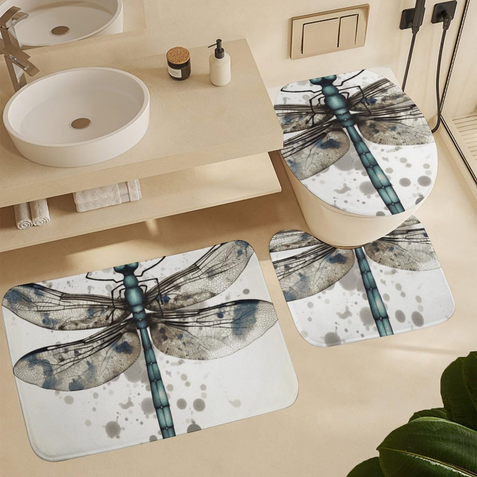 Dragonfly Bathroom Sets Ted Baker Dragonfly Bath Mat Mono | Bedeck