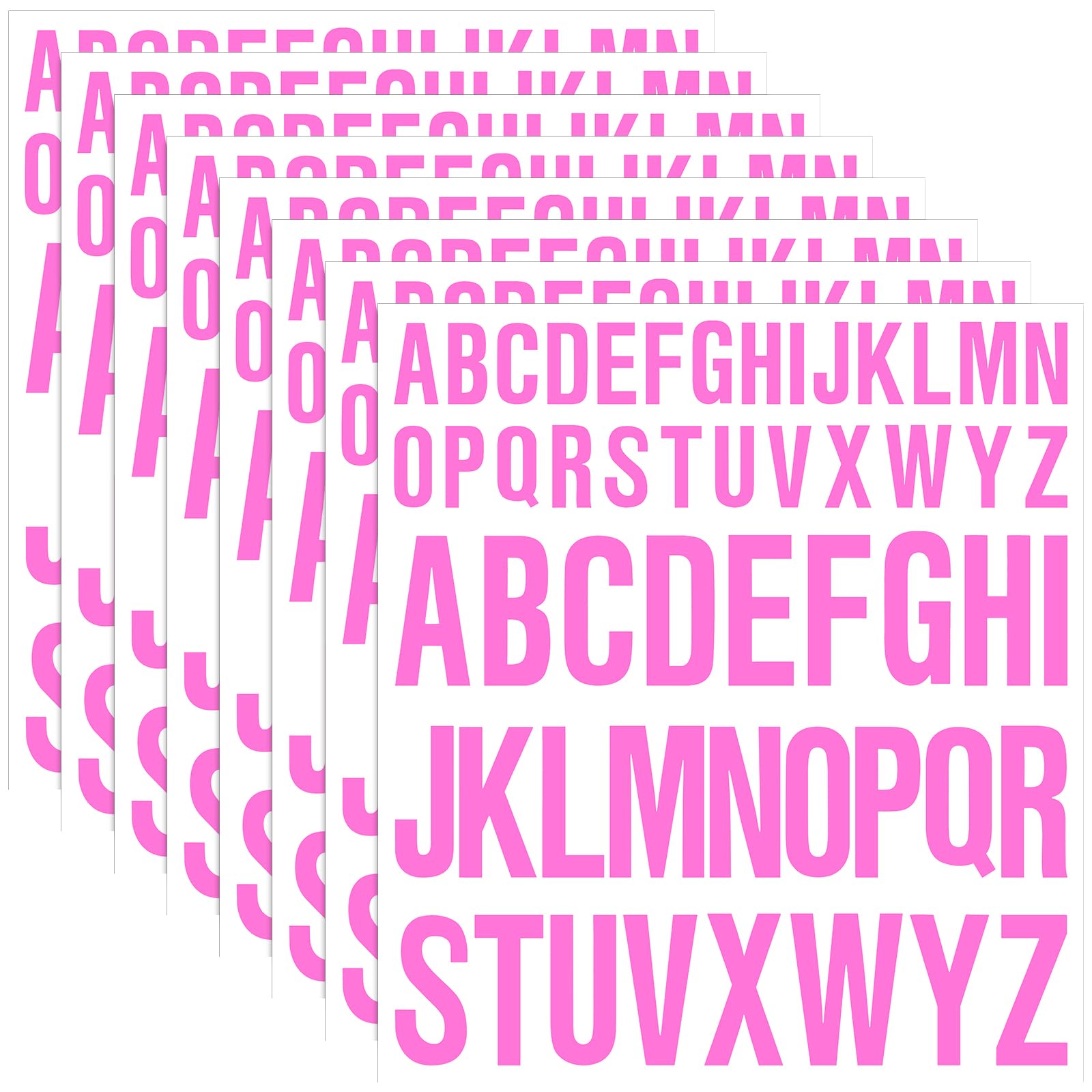 Snapklik.com : Gersoniel 8 Sheet Letter Stickers Vinyl Alphabet ...
