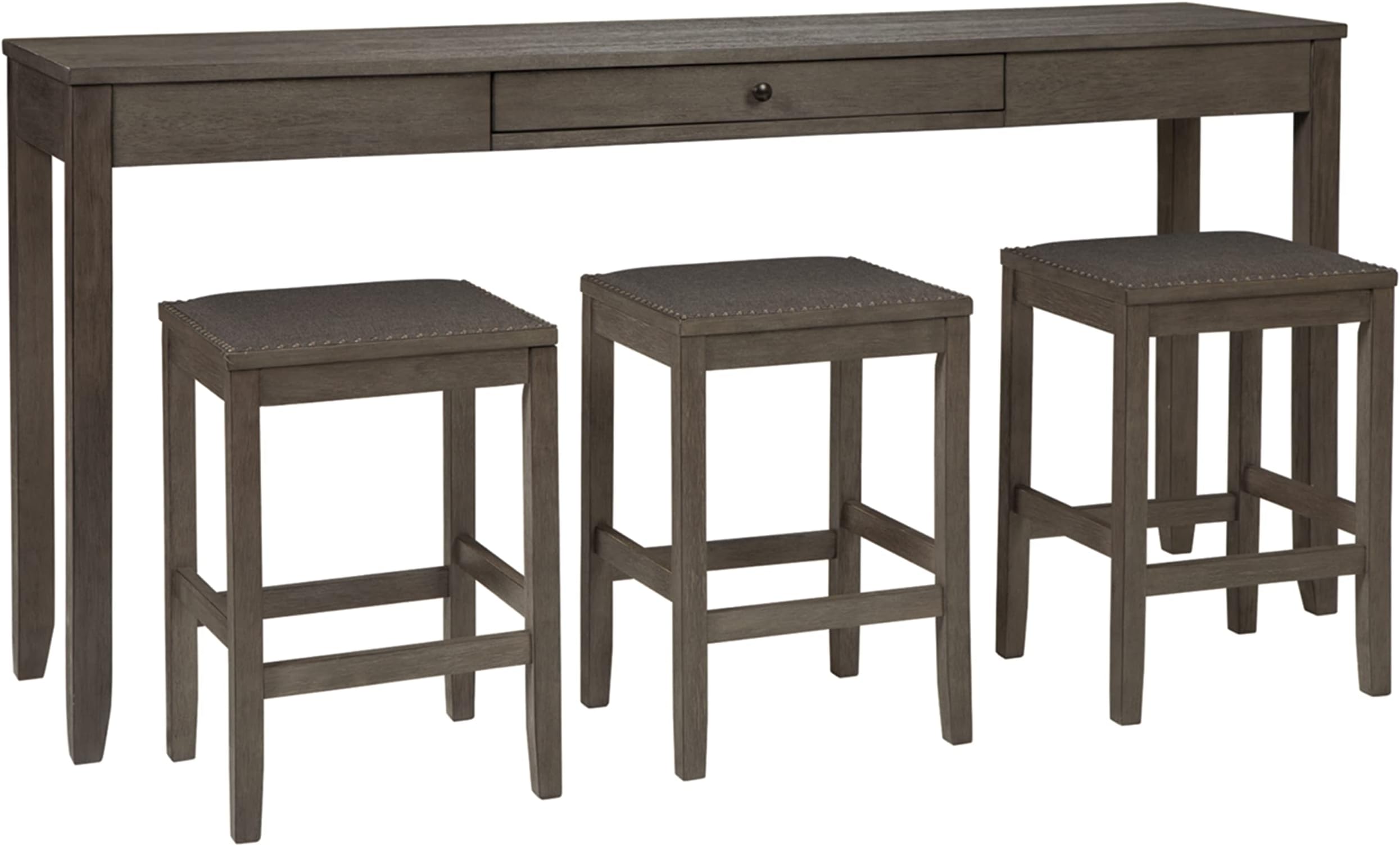 Amazon.com: Homelegance 4-Piece Counter Height Dinette Set, Gray ...