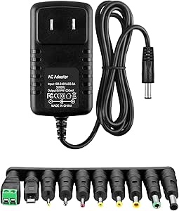 Amazon.com: Acdctek Power Supply AC Adapter DC 9V 1A Power Cord ...