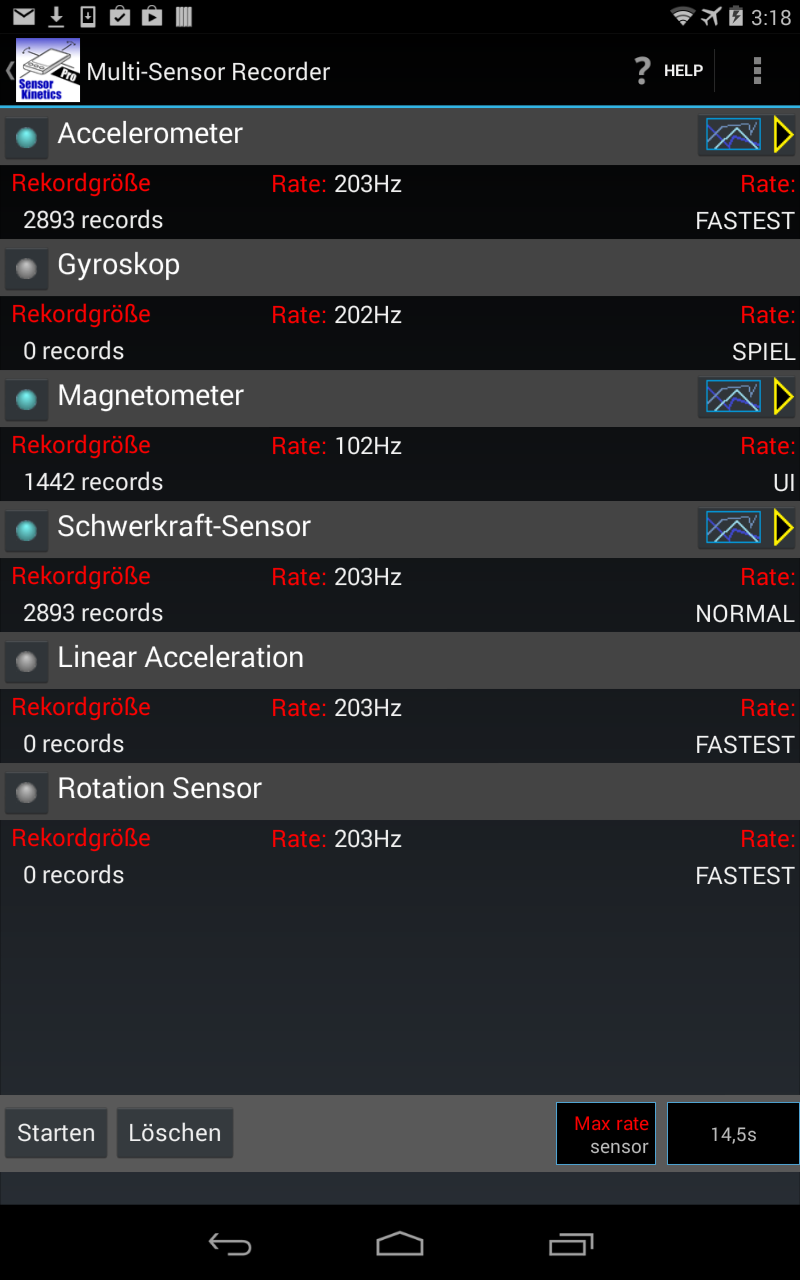 Sensor Kinetics Pro:Amazon.de:Appstore for Android