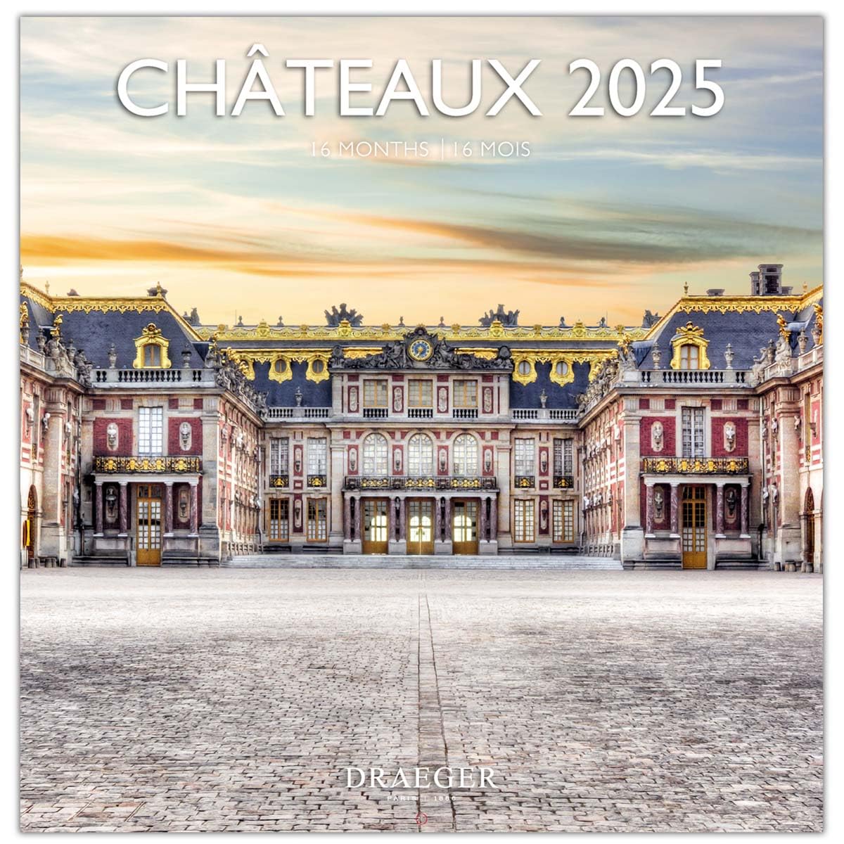 DRAEGER PARIS 1886 – Large Wall Calendar 29 x 29 cm 2025-7 languages ...