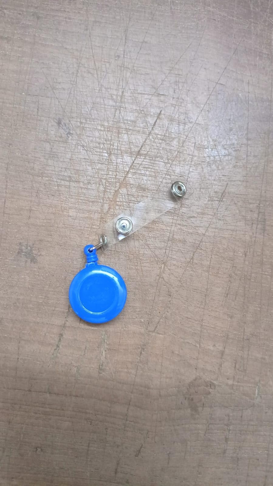 JSMSH Round Shaped Retractable Yo-Yo Key Ring for ID Card Holder (Pack ...