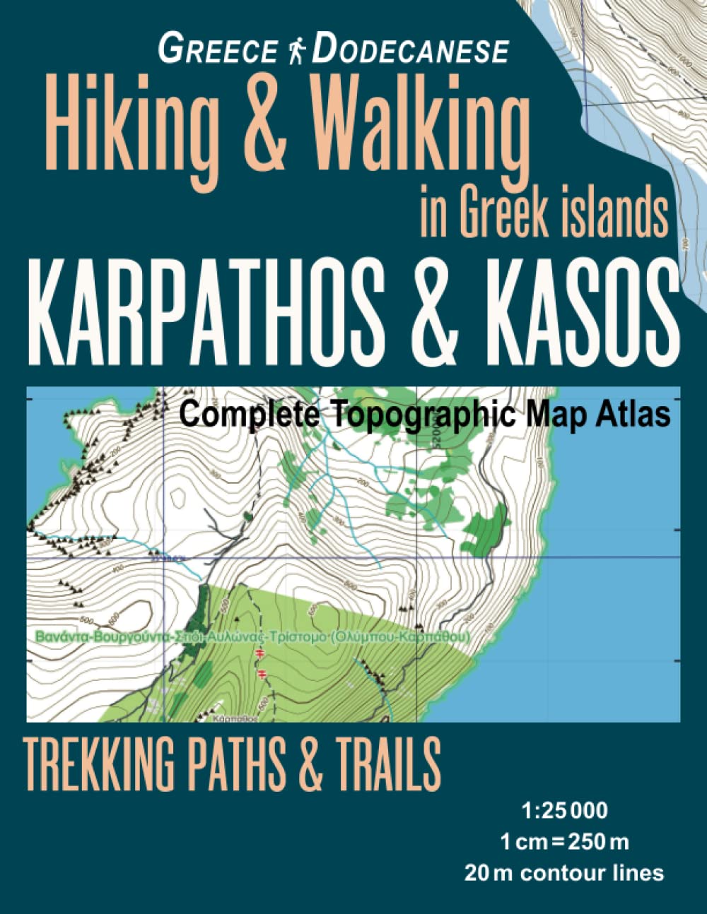 Karpathos And Kasos Complete Topographic Map Atlas 1 25000 Greece ...