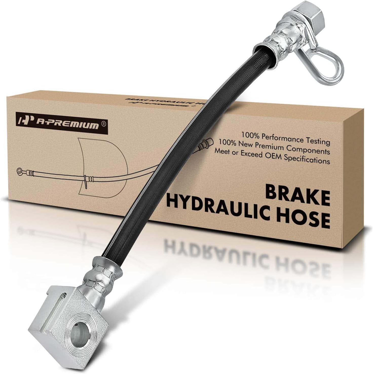 Amazon.com: A-Premium Rear Passenger Brake Hydraulic Hose Compatible ...