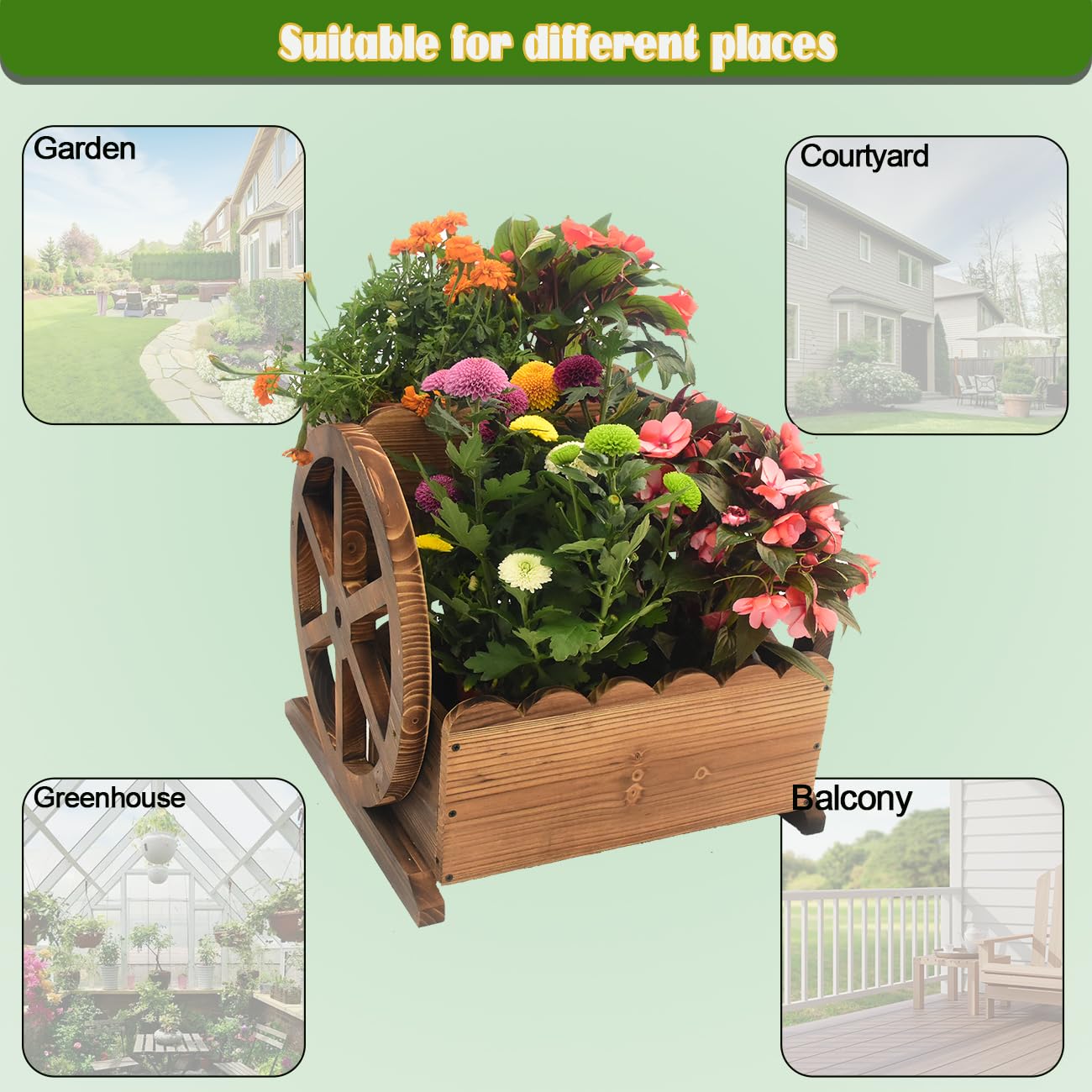 Macetas De Flores Para Patio Al Aire Libre Plantas Resistentes Al Sol